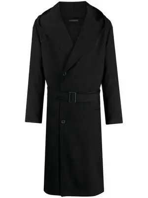 Yohji Yamamoto Belted Coats For Men