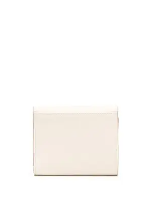 Marni Logo-stamp Leather Wallet - Neutrals
