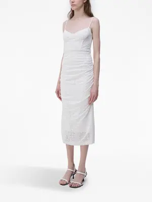 Simkhai Moira Embroidered Cotton Dress