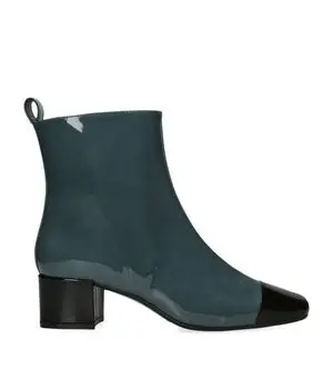 CAREL Carel Leather Estime Ankle Boots 40 Green