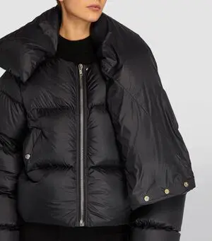Rick Owens Funnel-neck Puffer Jacket
