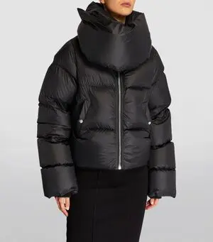 Rick Owens Funnel-neck Puffer Jacket