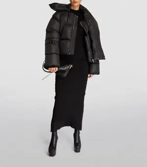 Rick Owens Funnel-neck Puffer Jacket