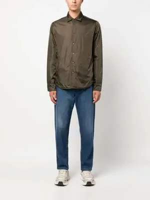 Aspesi Lilo Taffeta Padded Overshirt - Green