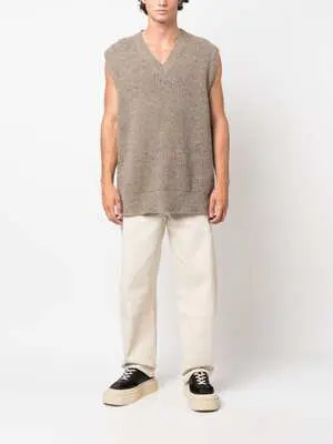 OAMC Cortes Wide-leg Jeans - Neutrals