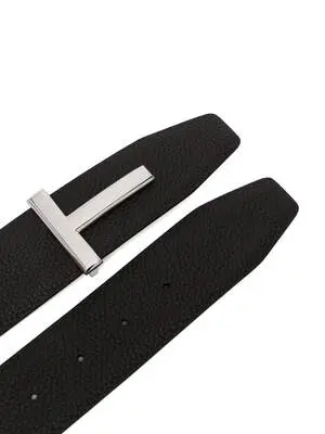 TOM FORD T Icon Reversible Belt - Brown