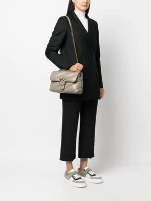 Pinko Classic Love Puff Shoulder Bag - Brown