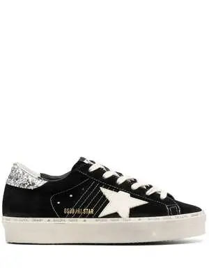 GOLDEN GOOSE Hi Star Glitter Suede Sneakers
