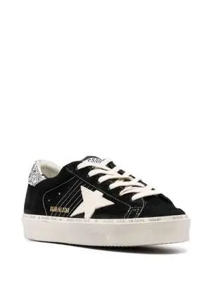 GOLDEN GOOSE Hi Star Glitter Suede Sneakers