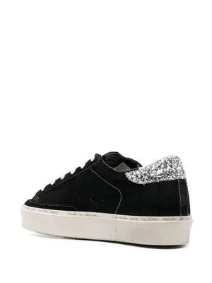 GOLDEN GOOSE Hi Star Glitter Suede Sneakers