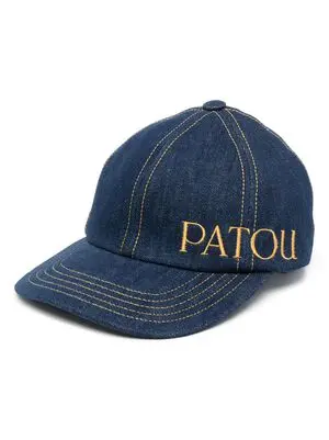 Patou Logo-embroidered Cap - Blue
