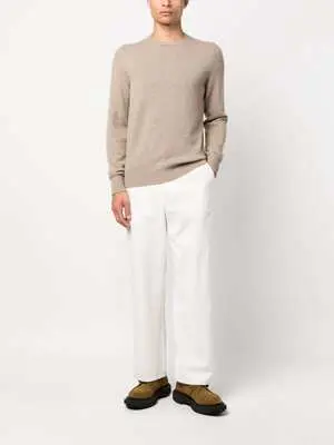 DRUMOHR Crew-neck Cashmere Sweater - Neutrals