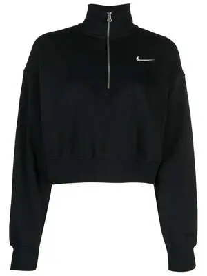 Nike Phoenix Cropped Zip-up Sweatshirt