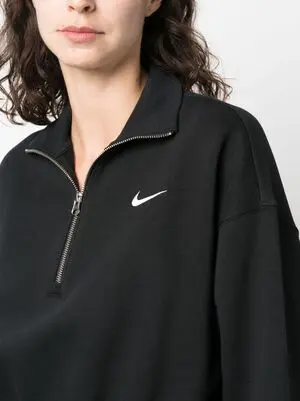 Nike Phoenix Cropped Zip-up Sweatshirt