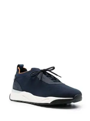 Santoni Sock-style Low-top Sneakers - Blue
