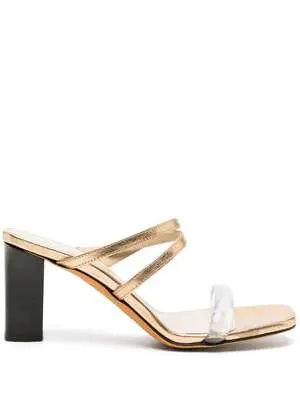 MARYAM NASSIR ZADEH Samantha Leather Sandals - Gold