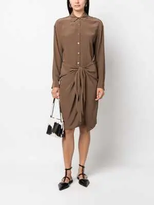 Theory Sarong Draped Shirtdress