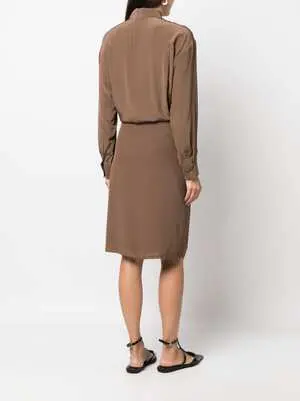 Theory Sarong Draped Shirtdress