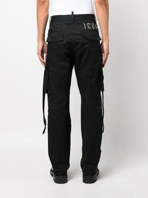 Dsquared2 Straight-leg Cotton Cargo Trousers