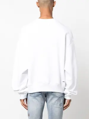 Amiri Mermaid Logo-print Crew-neck Sweatshirt