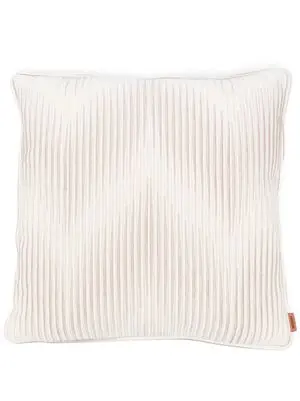 Missoni Ande Zigzag-woven Cushion - Neutrals