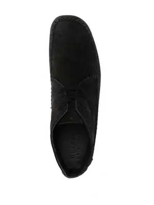 Clarks Stitch-detail Suede Boots - Black