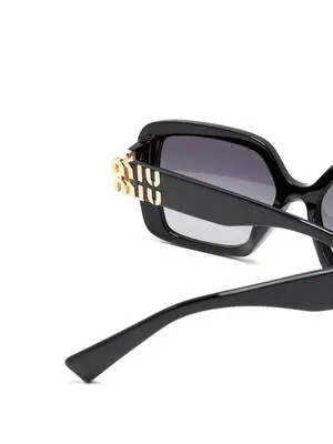 Miu Miu Oversized Sunglasses - Black