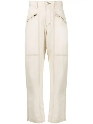 Isabel Marant Étoile Fanny Straight-leg Cargo Trousers