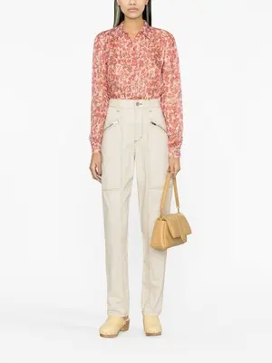 Isabel Marant Étoile Fanny Straight-leg Cargo Trousers