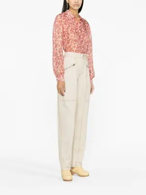 Isabel Marant Étoile Fanny Straight-leg Cargo Trousers