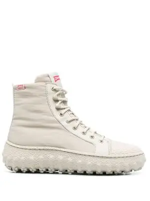 Camper Ground Lace-up Ankle Boots
