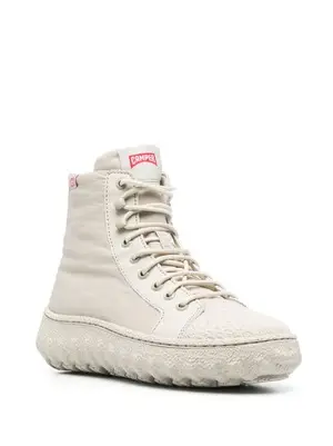 Camper Ground Lace-up Ankle Boots