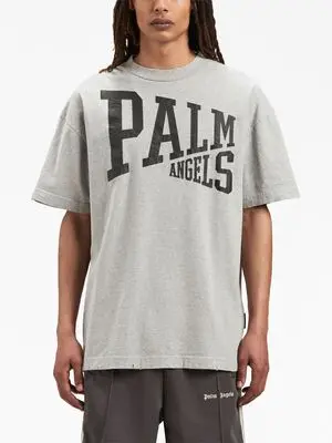 Palm Angels Logo-print Crew-neck T-shirt