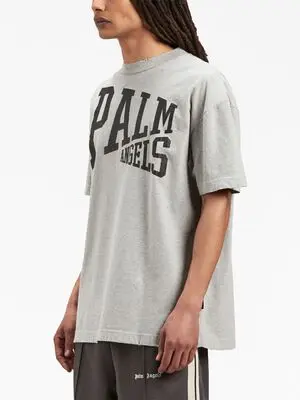 Palm Angels Logo-print Crew-neck T-shirt