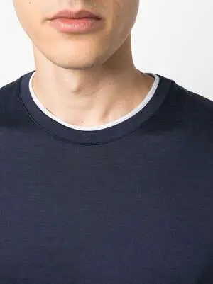 Eleventy Crew-neck T-shirt - Blue