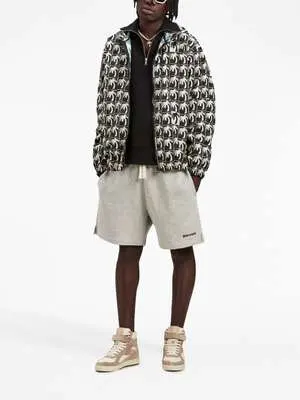 Palm Angels Palm Tree Print Hooded Jacket