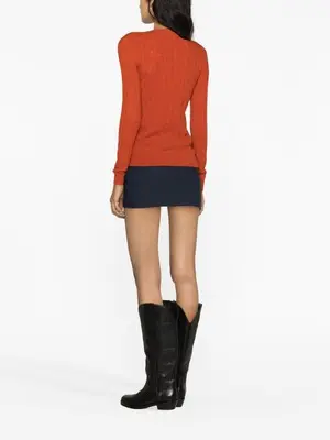 Polo Ralph Lauren Cable-knit Wool-cashmere Blend Jumper - Red