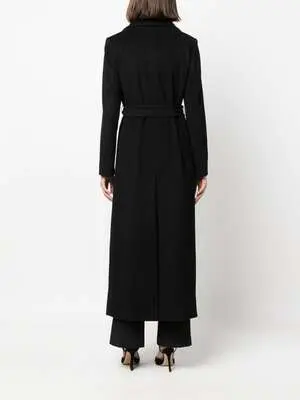 Tagliatore Belted Waist Long Coat