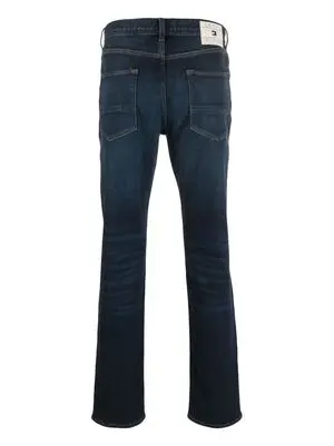 Tommy Hilfiger Denton Mid-rise Straight-leg Trousers - Blue