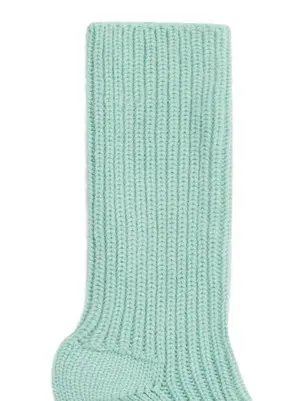 Alanui Ribbed-knit Cashmere Socks