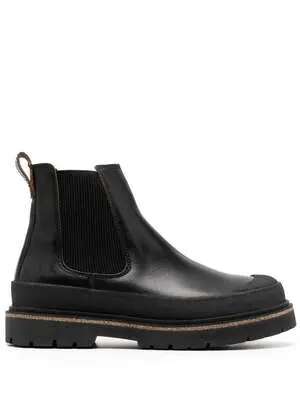 BIRKENSTOCK Prescott Leather Chelsea Boots - Black