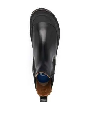 BIRKENSTOCK Prescott Leather Chelsea Boots - Black