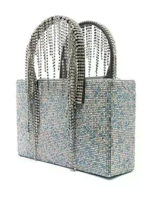 Kara Crystal-embellished Tote Bag - Silver