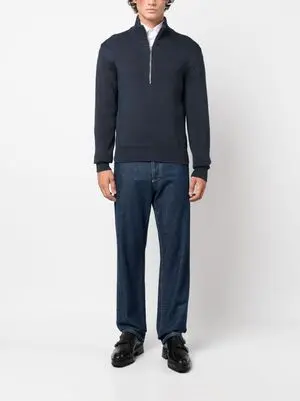 TOM FORD Wool-silk Jumper - Blue