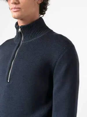 TOM FORD Wool-silk Jumper - Blue
