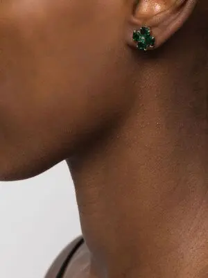 SWAROVSKI Idyllia Clover Stud Earrings - Gold