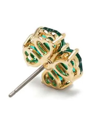 SWAROVSKI Idyllia Clover Stud Earrings - Gold