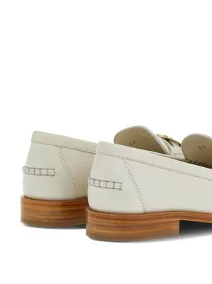 FERRAGAMO Gancini Leather Loafers