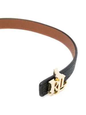 Ralph Lauren Logo-buckle Reversible Leather Belt - Black