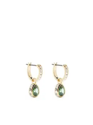 SWAROVSKI Chroma Mini Hoop Earrings - Gold